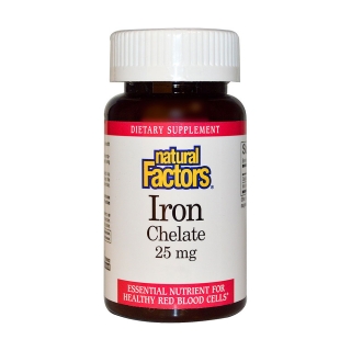 Natural Factors Iron Chelate (25毫克 210片)(Iron Chelate) _说明书_作用_效果_价格_方舟 ...