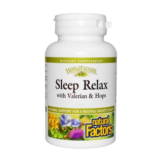 Natural Factors Sleep Relax 轻松入睡胶囊(210粒)(Sleep Relax 轻松入睡胶囊) _说明书_作用_效果 ...