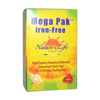 Natures Life Mega Pak Iron-Free 20包(Mega Pak Iron-Free) _说明书_作用_效果_价格_方舟健客网上药店