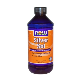 Now Foods Silver Sol (337 ml)(Silver Sol) _说明书_作用_效果_价格_方舟健客网上药店