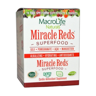 Macrolife Naturals Miracle Reds (112.8克 20包)(Miracle Reds ) _说明书_作用_效果 ...