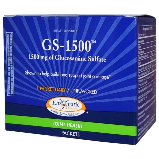 Enzymatic Therapy GS - 1500 无味(90包)(GS - 1500 无味) _说明书_作用_效果_价格_方舟健客网上药店