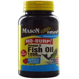 Mason Vitamins Omega-3 Fish Oil(1000毫克 160粒)(Omega-3 Fish Oil) _说明书_作用 ...