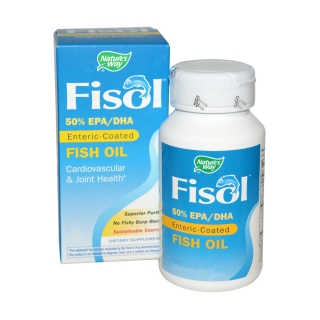 Nature's Way Fisol Enteric Coated Fish Oil(60粒)(Fisol Enteric Coated ...