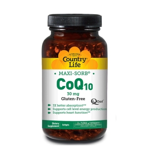 Country Life Maxi-Sorb 辅酶Q10软胶囊(150s)(Maxi-Sorb 辅酶Q10软胶囊) _说明书_作用_效果_价格 ...