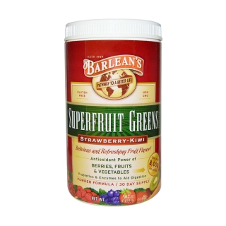 Barlean's Superfruit Greens Strawberry-Kiwi(340g)(Superfruit Greens ...