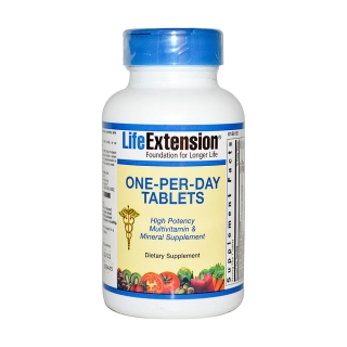 Life Extension One-Per-Day Tablets(150片)(One-Per-Day Tablets) _说明书_作用 ...