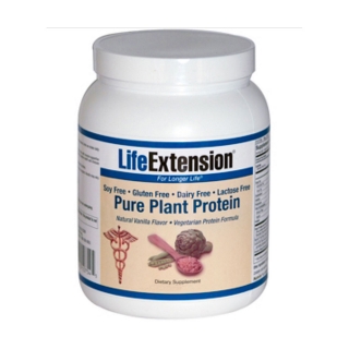 Life Extension Pure Plant Protein 天然香草味(600克)(Pure Plant Protein 天然香草味 ...