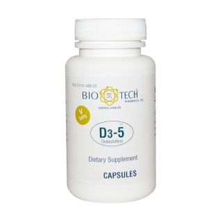 Bio Tech Pharmacal D3Plus D3-5 维生素D3素食胶囊(170粒)(D3-5 维生素D3素食胶囊) _说明书_作用 ...
