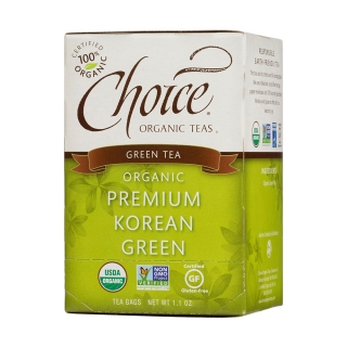Choice Organic Teas Premium Korean Green(24包)(Premium Korean Green) _说明 ...