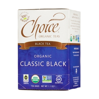 Choice Organic Teas Organic Classic Black Tea(8包)(Organic Classic Black ...