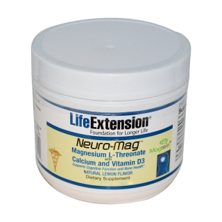 Life Extension Neuro-Mag(天然柠檬味 425克)(Neuro-Mag) _说明书_作用_效果_价格_方舟健客网上药店