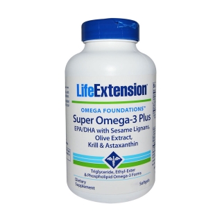 Life Extension Super Omega-3 Plus Softgels(120粒)(Super Omega-3 Plus ...