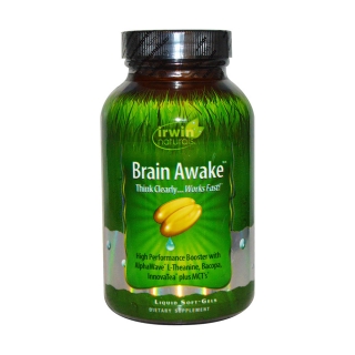 Irwin Naturals Brain Awake 大脑清醒液态软胶囊(120粒)(Brain Awake 大脑清醒液态软胶囊) _说明书 ...