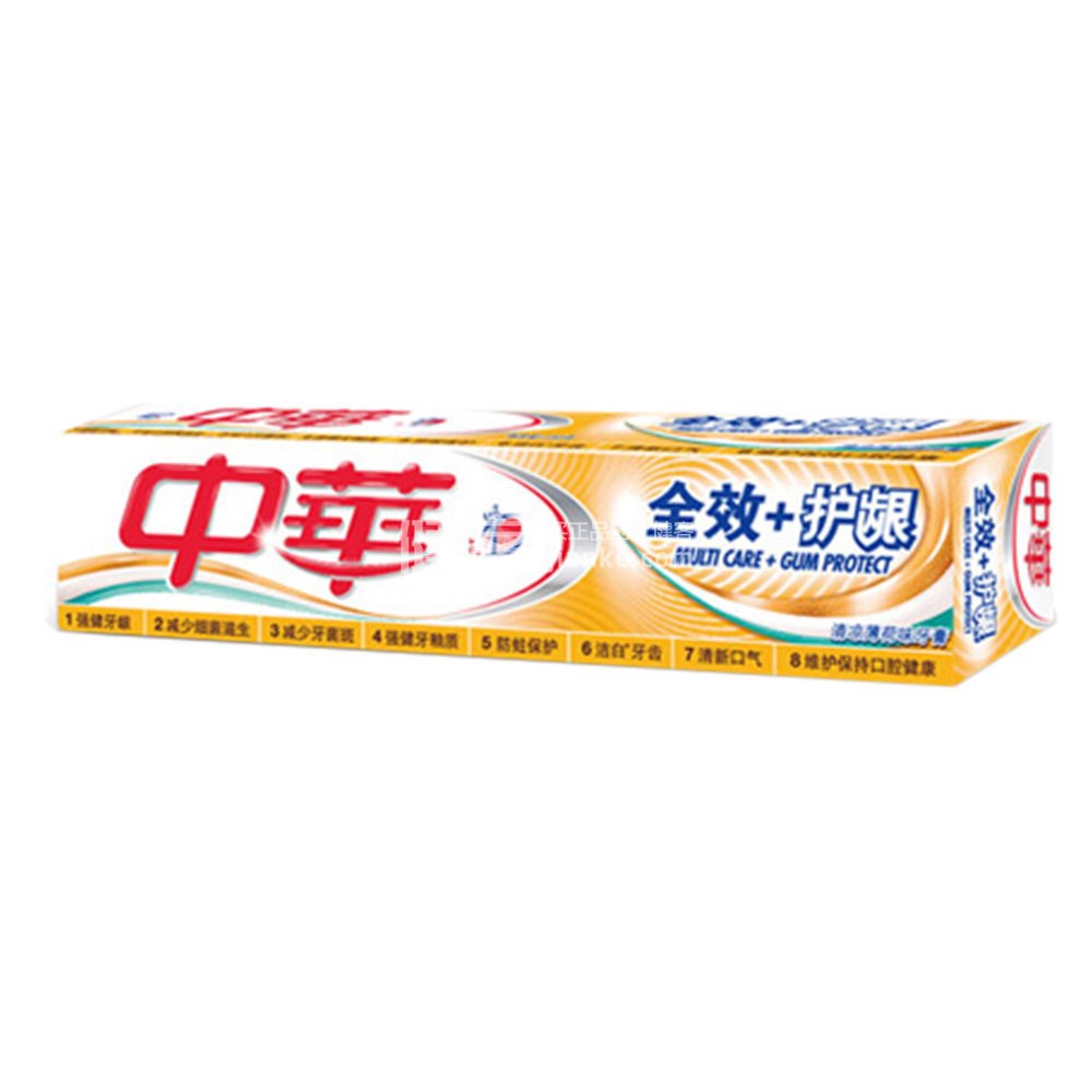 中华 全效户龈 清新薄荷味牙膏(全效户龈 清新薄荷味牙膏) _说明书_作用_效果_价格_方舟健客网上药店