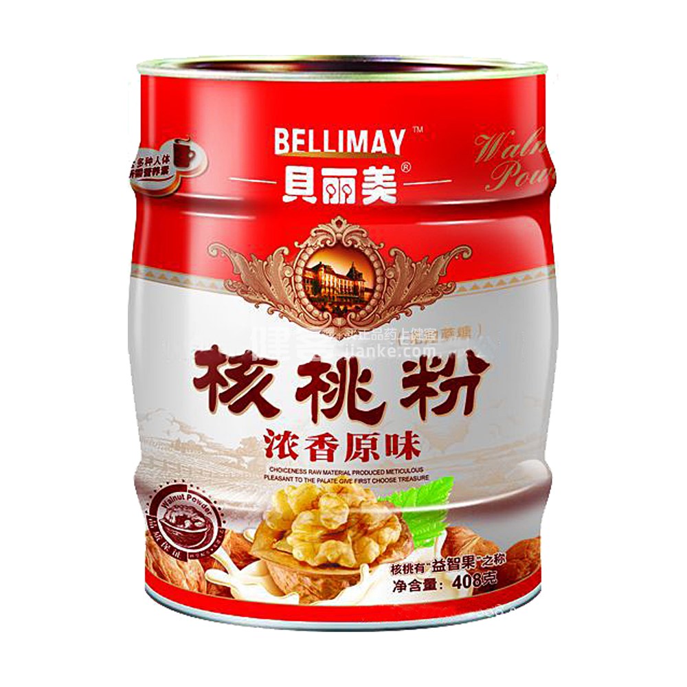 贝丽美浓香原味核桃粉(铁罐装)(浓香原味核桃粉) _说明书_作用_效果_价格_方舟健客网上药店