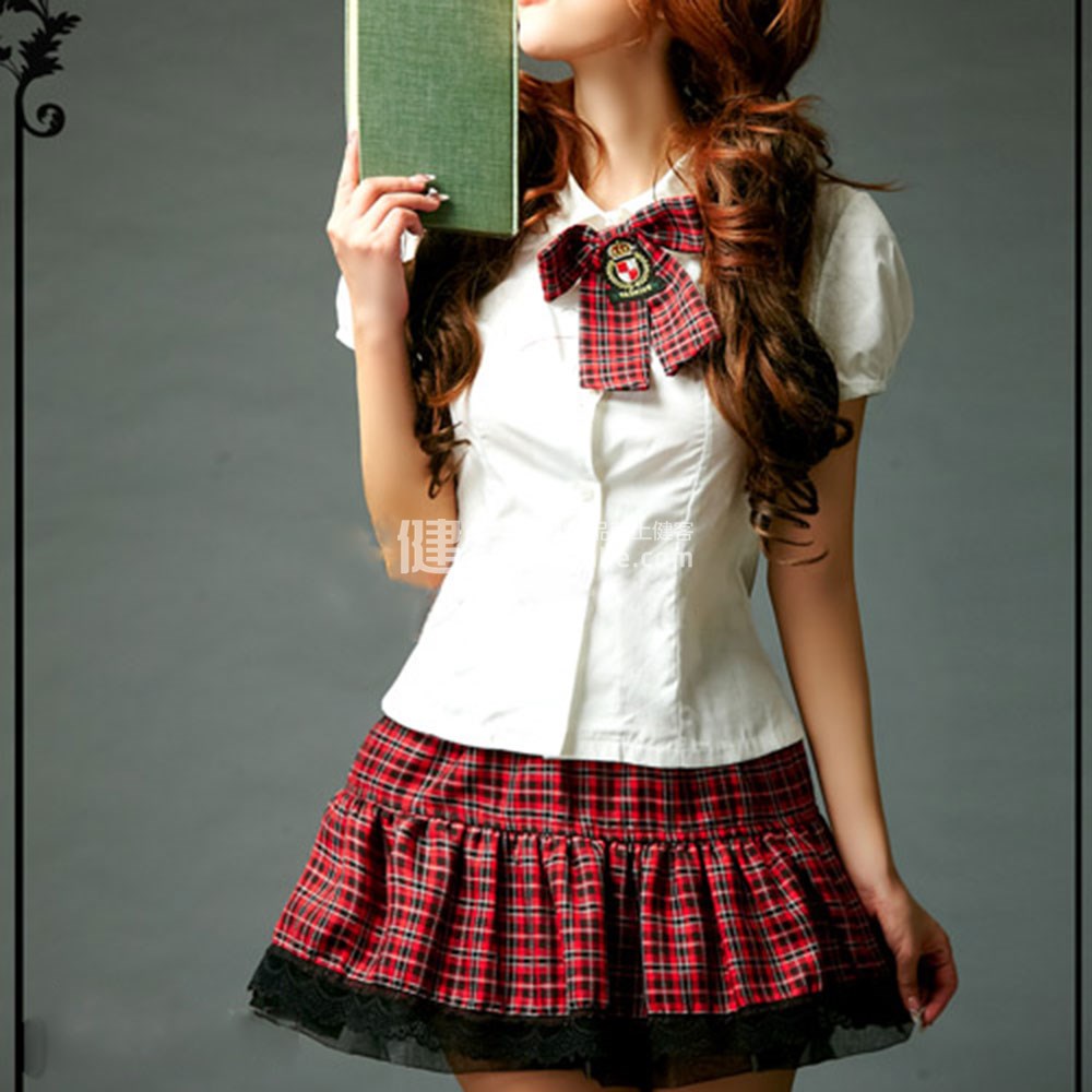 Anna Mu 青澀幻想 格紋學生制服二件組(青澀幻想 格紋學生制服二件組) _说明书_作用_效果_价格_方舟健客网上药店