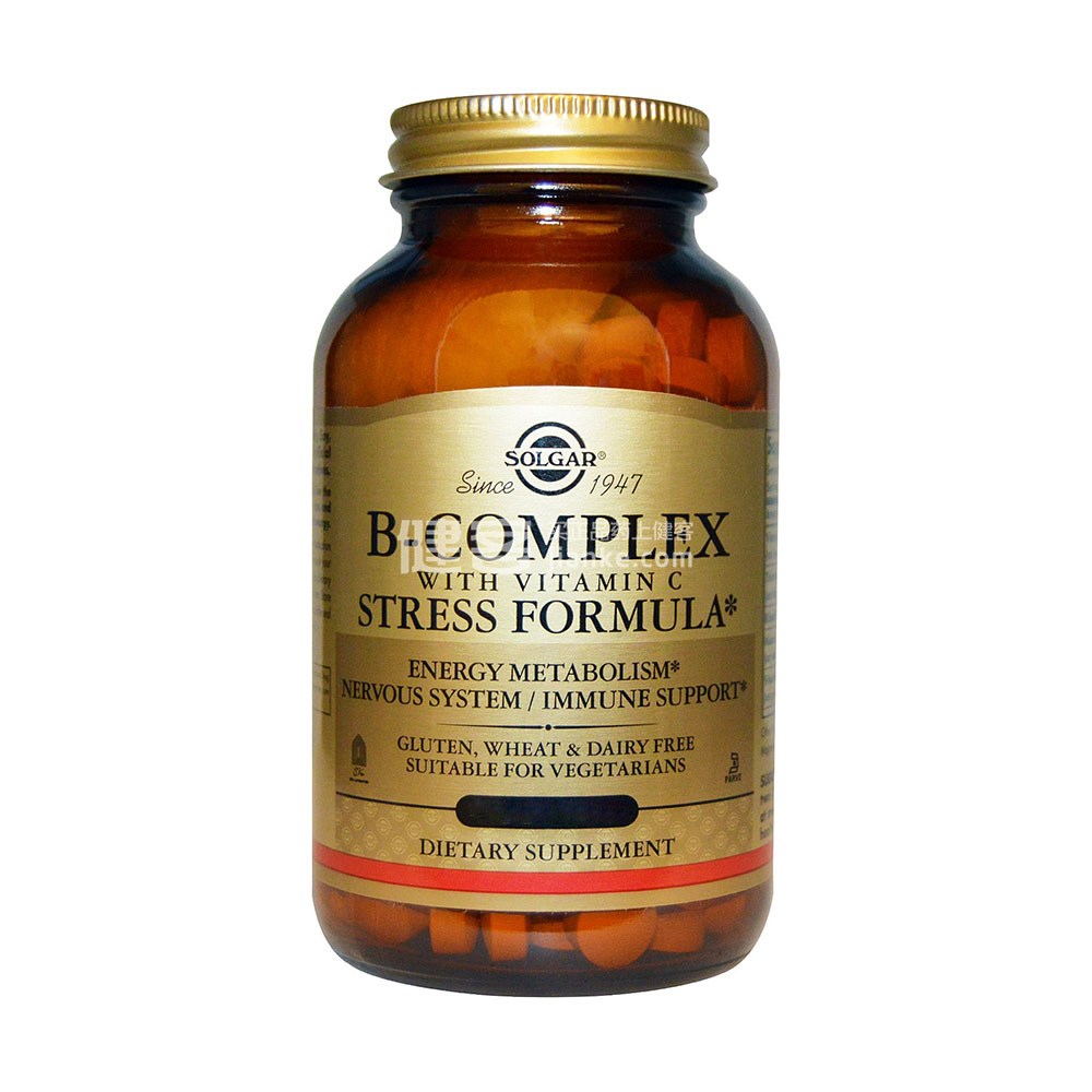Solgar B-Complex with Vitamin C Stress Formula(B-Complex with Vitamin C ...