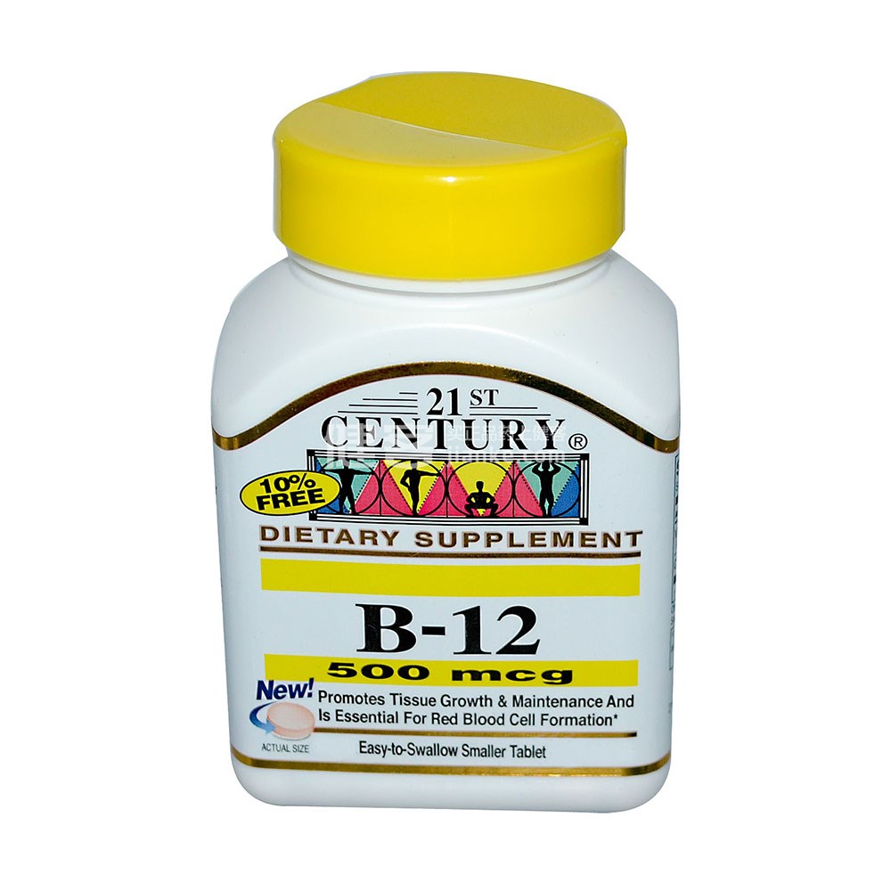 21st Century Health Care 维生素B12(180片)(维生素B12) _说明书_作用_效果_价格_方舟健客网上药店