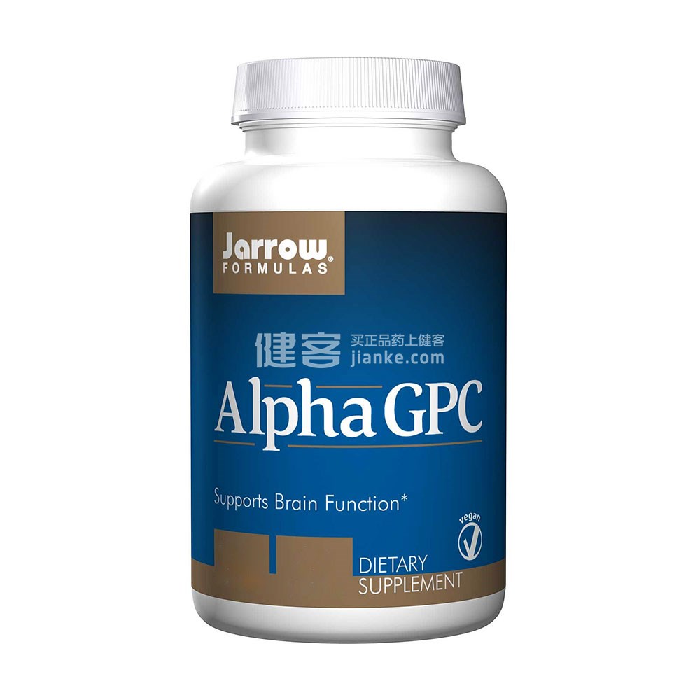 Jarrow Formulas α-GPC素食胶囊(300毫克 100粒)(α-GPC素食胶囊) _说明书_作用_效果_价格_方舟健客网上药店