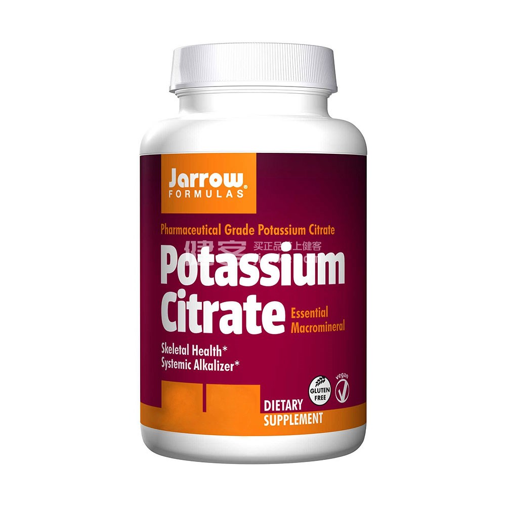 Jarrow Formulas Potassium Citrate(99毫克 180粒) (Potassium Citrate) _说明书 ...