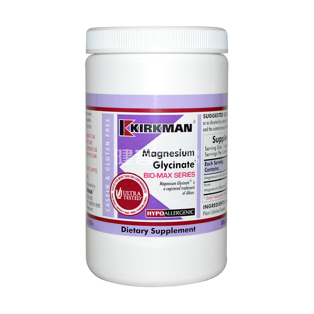 Kirkman Labs Magnesium Glycinate(150粒)(Magnesium Glycinate) _说明书_作用_效果_价格_方舟健客网上药店