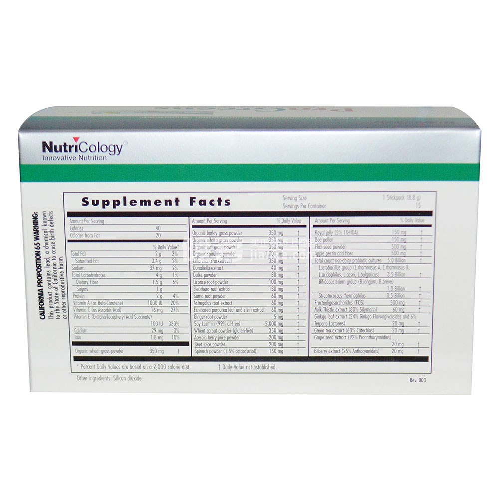 ProGreens With Advanced Probiotic Formula(132g)(With Advanced Probiotic ...