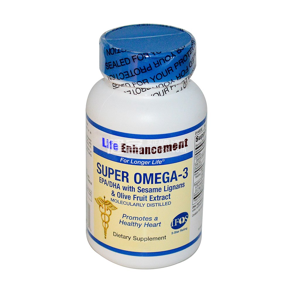 Life Enhancement Super Omega-3(60粒)(Super Omega-3) _说明书_作用_效果_价格_方舟健客网上药店