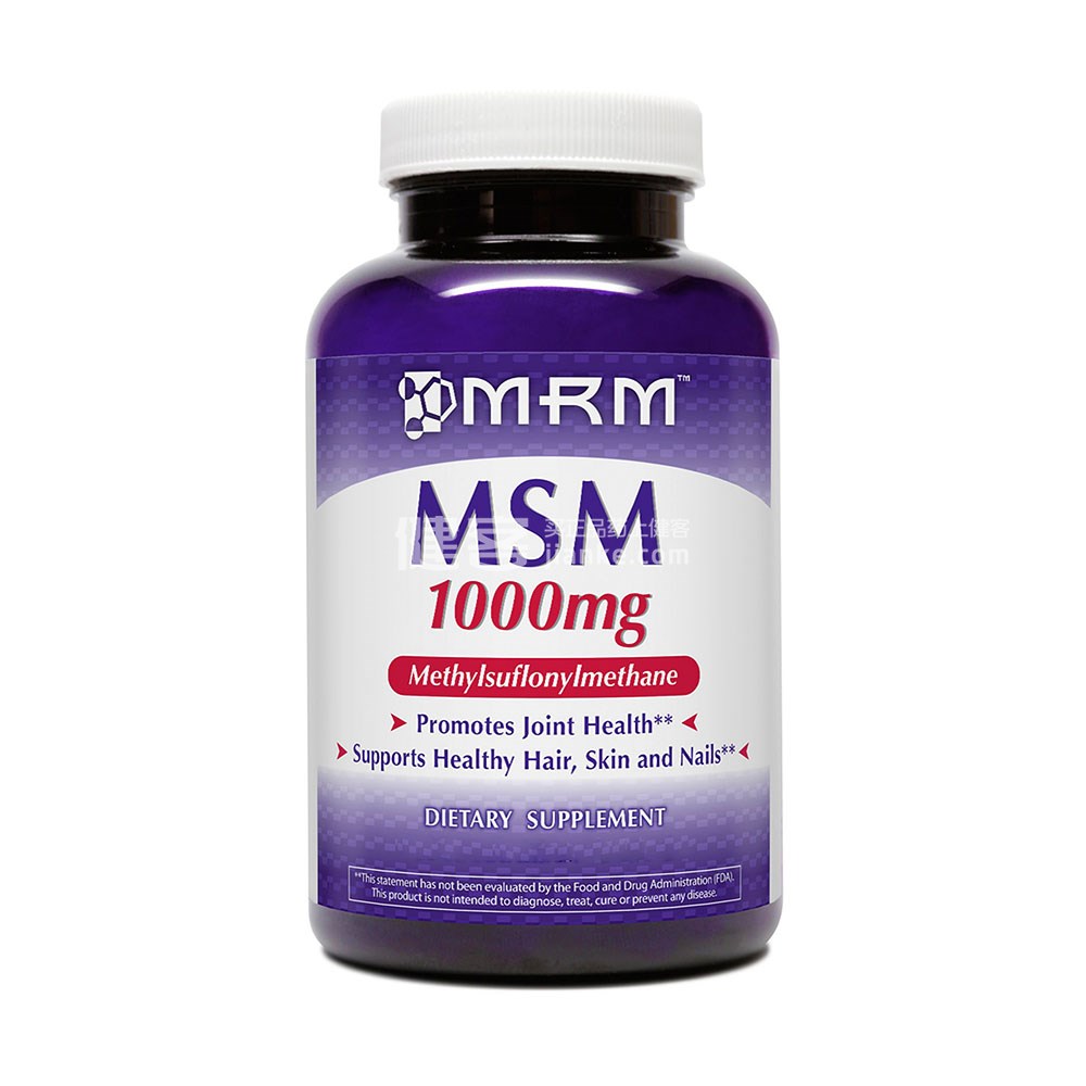 MRM MSM (1000毫克 200粒)(MSM) _说明书_作用_效果_价格_方舟健客网上药店