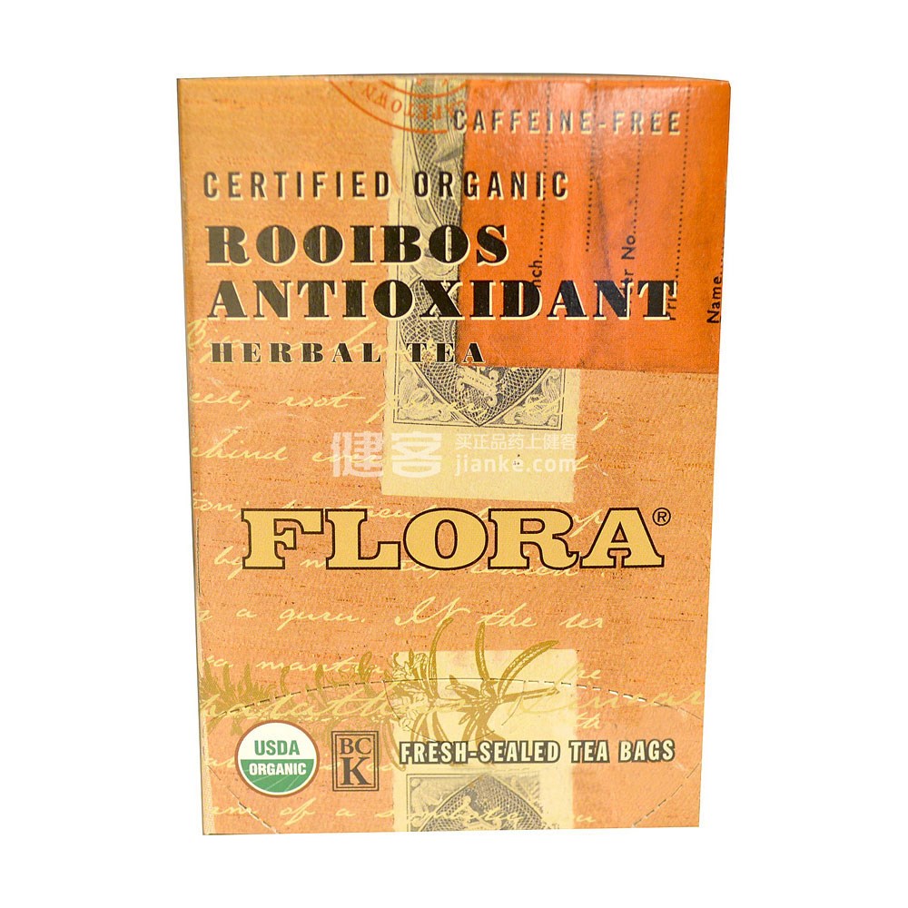 Flora Rooibos Antioxidant Herbal Tea(无咖啡因 80g) (Rooibos Antioxidant Herbal Tea) _说明书_作用_效果_价格_方舟 ...