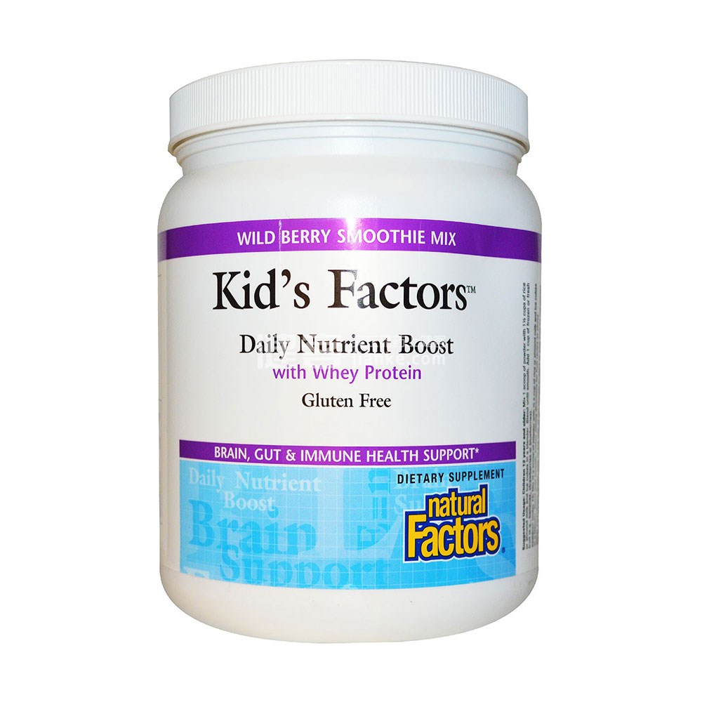 Natural Factors Kid's Factors Wild Berry Smoothie(Kid's Factors Wild ...