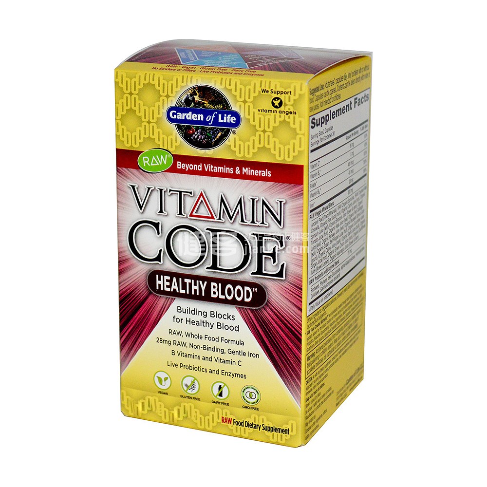 Garden of Life Vitamin Code(140粒)(Vitamin Code) _说明书_作用_效果_价格_方舟健客网上药店