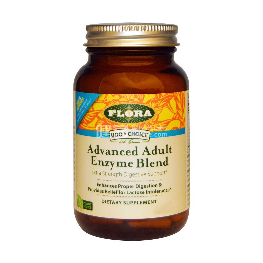Flora Advanced Adult Enzyme Blend(100粒)(Advanced Adult Enzyme Blend ...