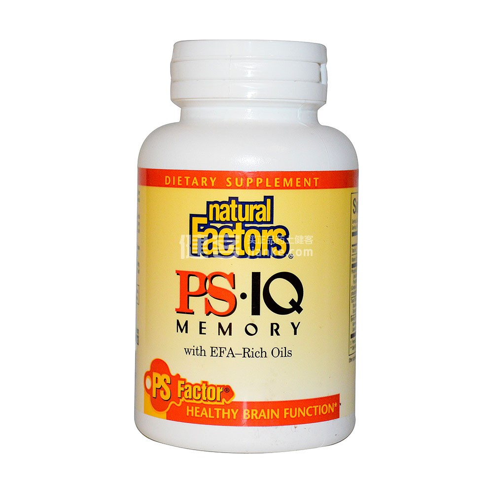 Natural Factors PS IQ Memory with EFA-Rich Oils(PS IQ Memory with EFA ...