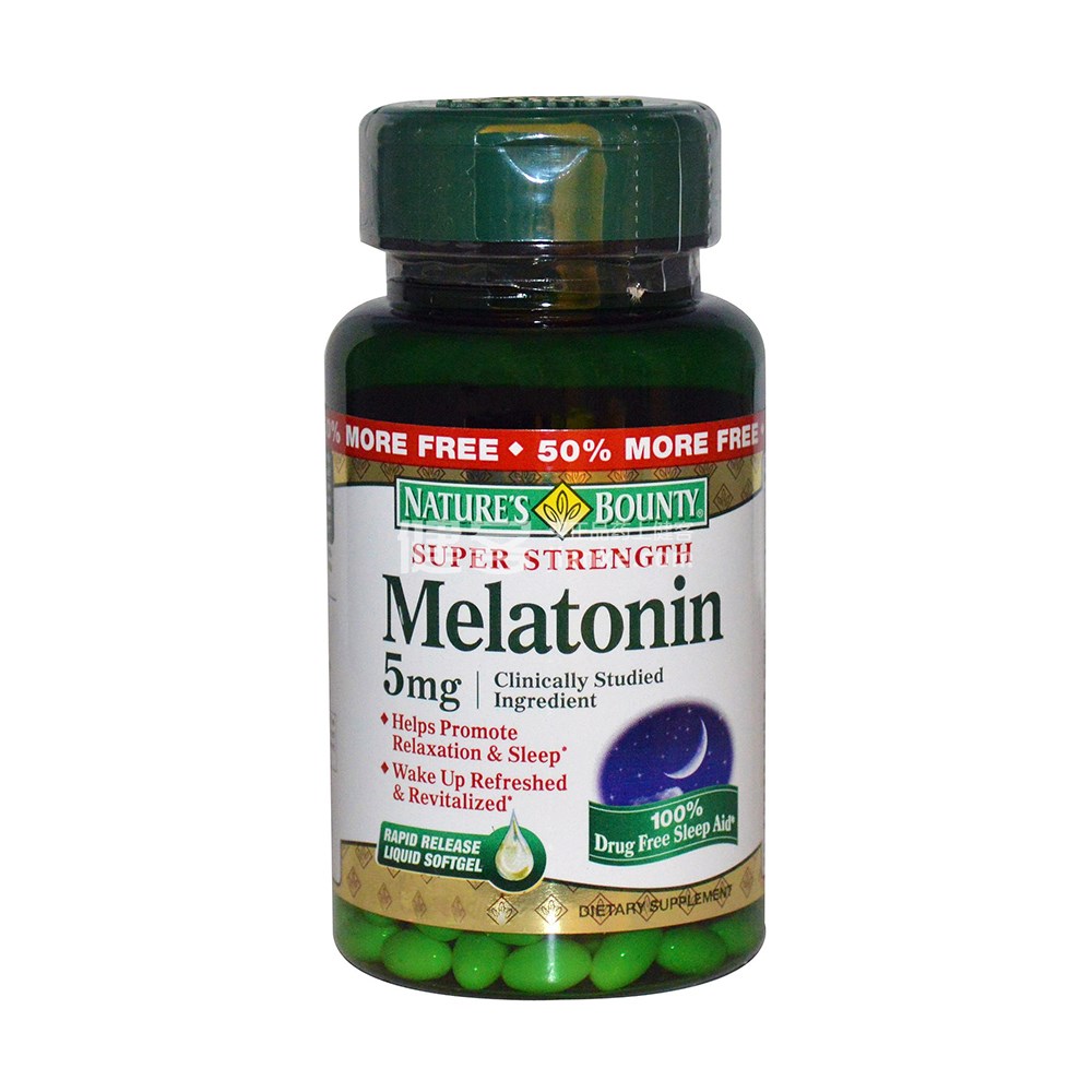 Natures Bounty Melatonin(5毫克 60粒)(Melatonin) _说明书_作用_效果_价格_方舟健客网上药店