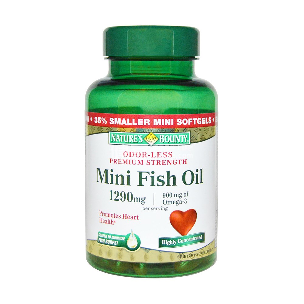 Natures Bounty Mini Fish Oil(100粒)(Mini Fish Oil) _说明书_作用_效果_价格_方舟健客网上药店