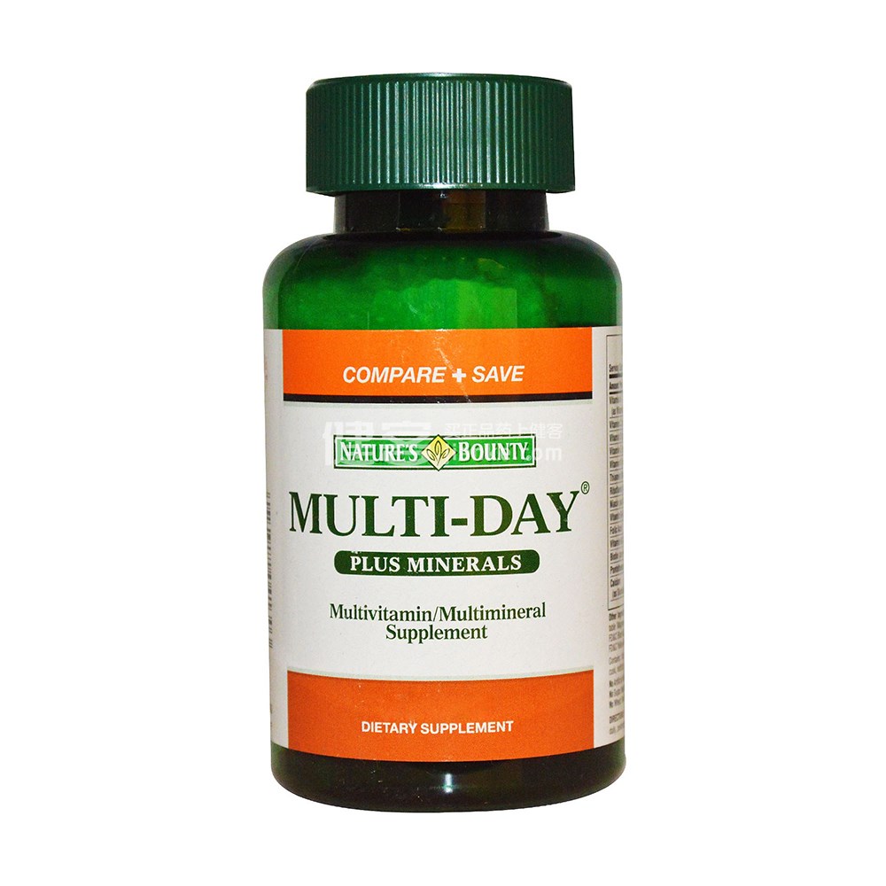 Natures Bounty Multi-Day(80片)(Multi-Day) _说明书_作用_效果_价格_方舟健客网上药店