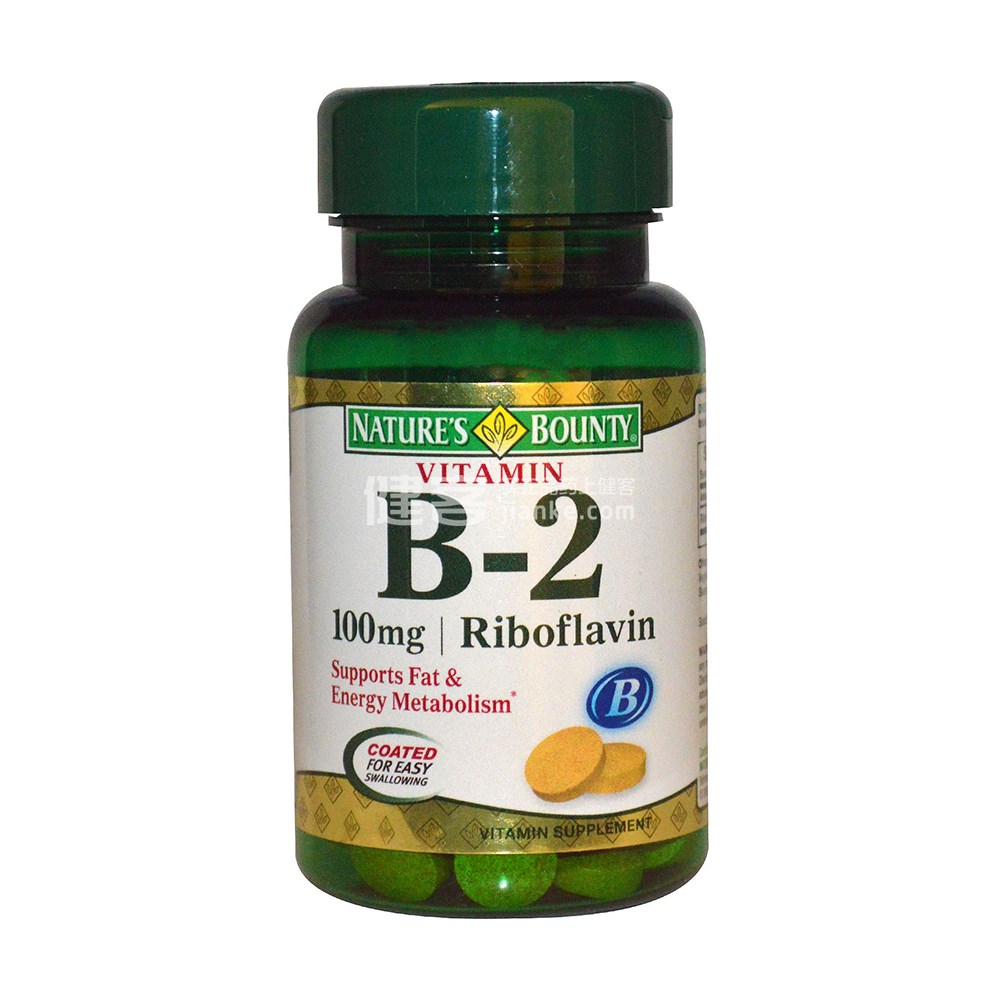 Natures Bounty Vitamin B-2(100毫克 120片)(Vitamin B-2) _说明书_作用_效果_价格_方舟健客网上药店