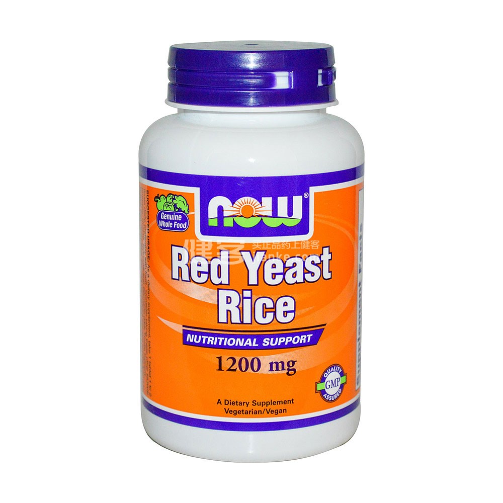 Now Foods Red Yeast Rice (1200毫克 120片)(Red Yeast Rice) _说明书_作用_效果_价格_方舟 ...