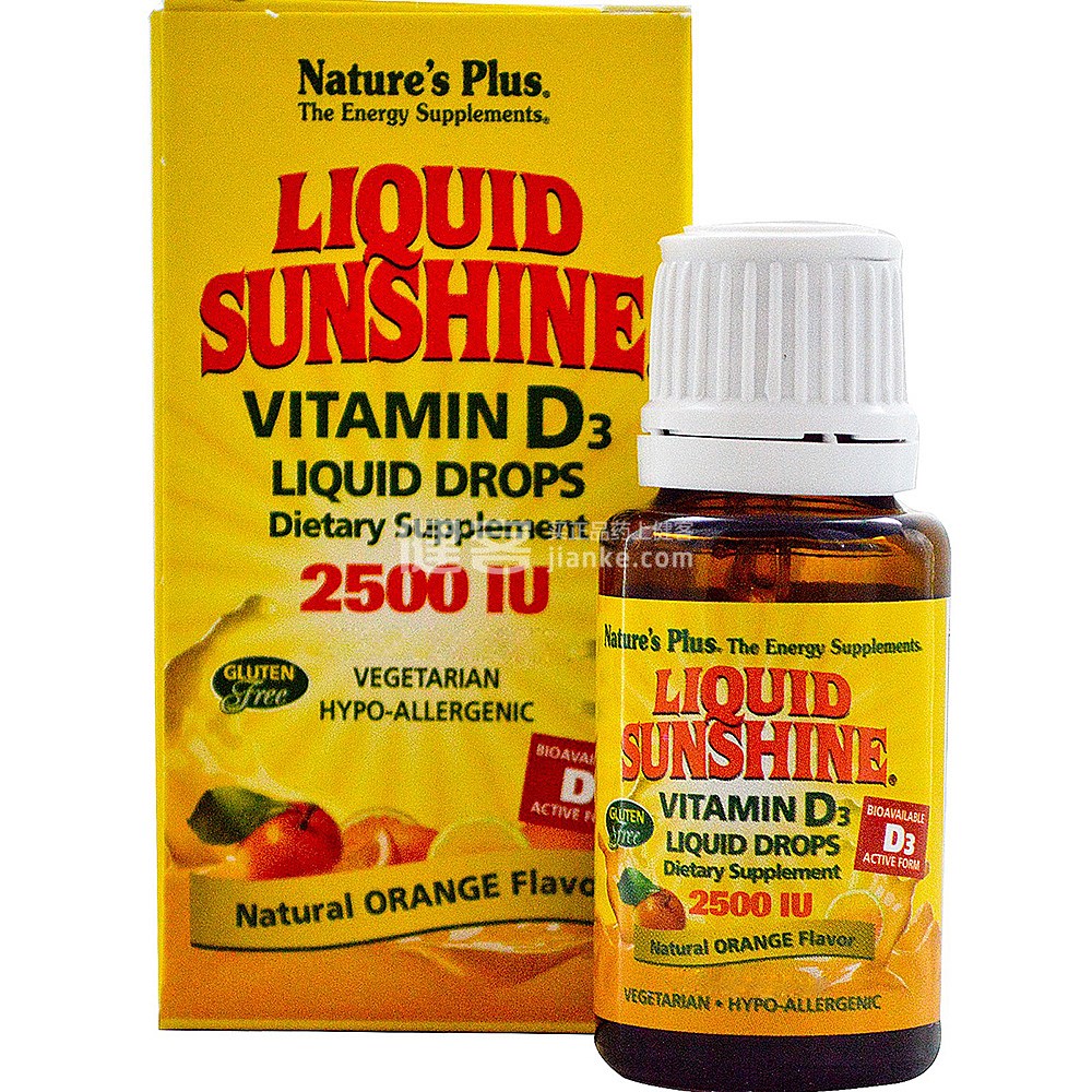 Natures Plus Liquid Sunshine 20毫升(Liquid Sunshine) _说明书_作用_效果_价格_方舟健客网上药店