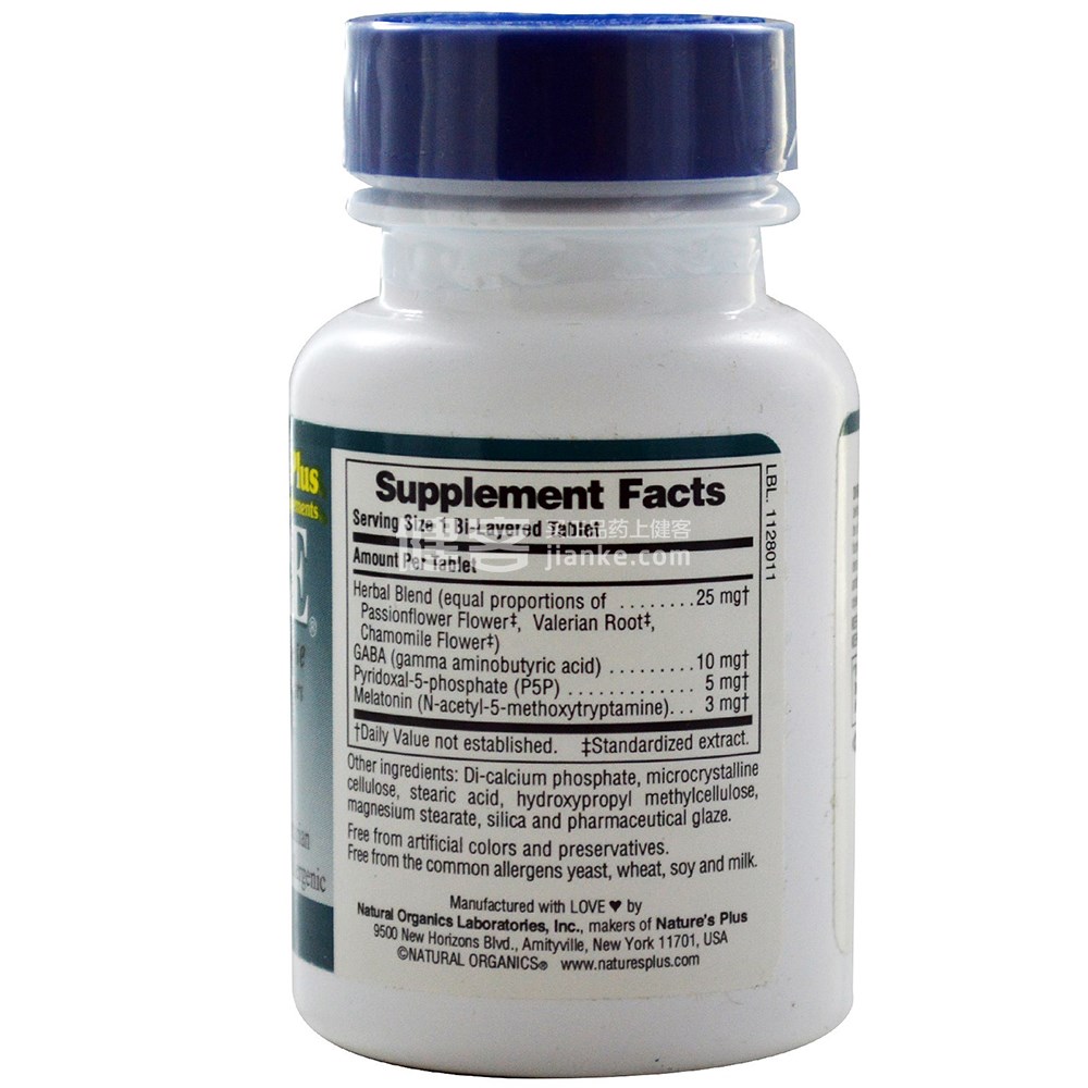 Natures Plus Sleep Assure(110片)(Sleep Assure) _说明书_作用_效果_价格_方舟健客网上药店