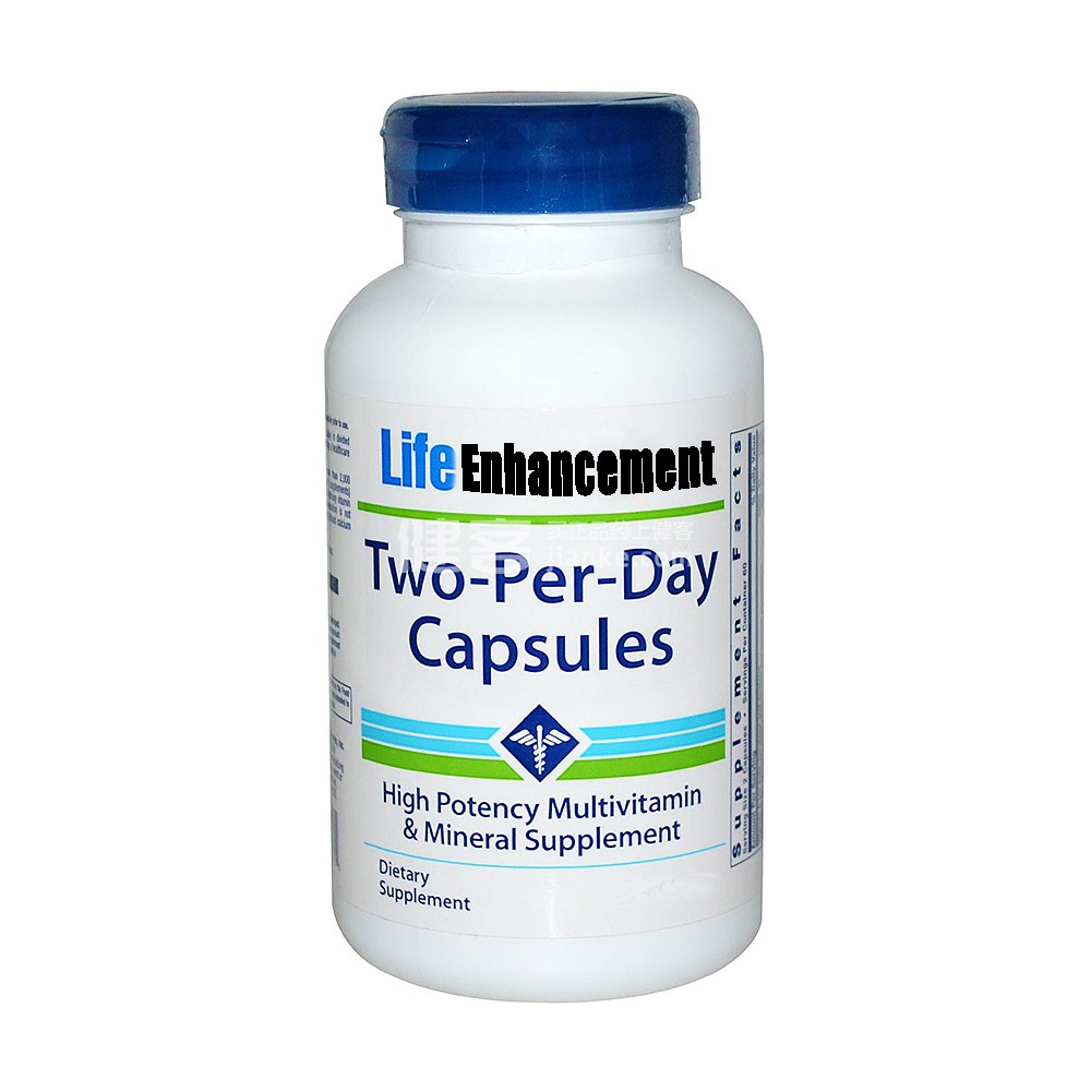 Life Enhancement Two-Per-Day Capsules 120片(Two-Per-Day Capsules) _说明书 ...