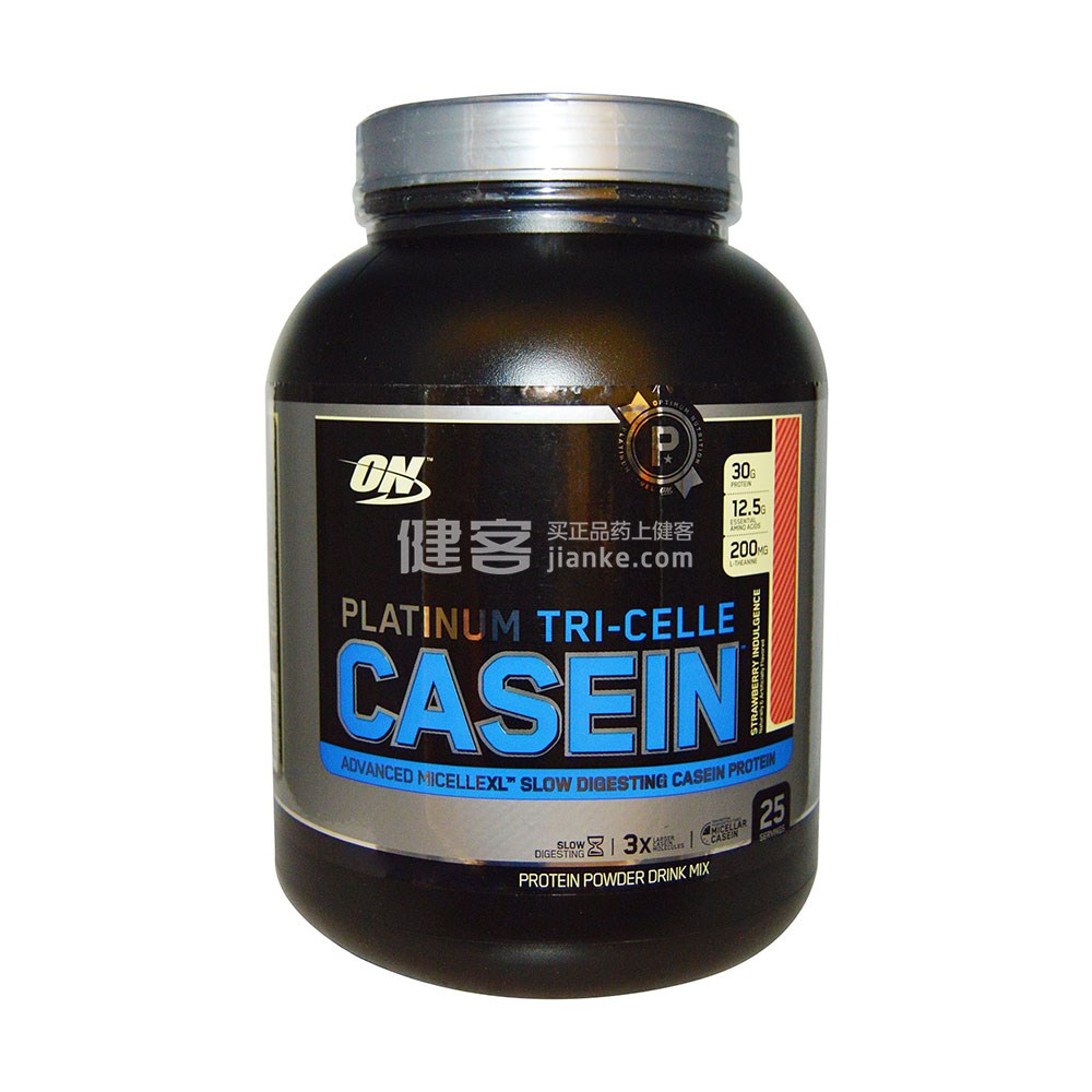 Optimum Nutrition Tri-Celle 酪蛋白粉(草莓味 580克)(Tri-Celle 酪蛋白粉) _说明书_作用_效果 ...