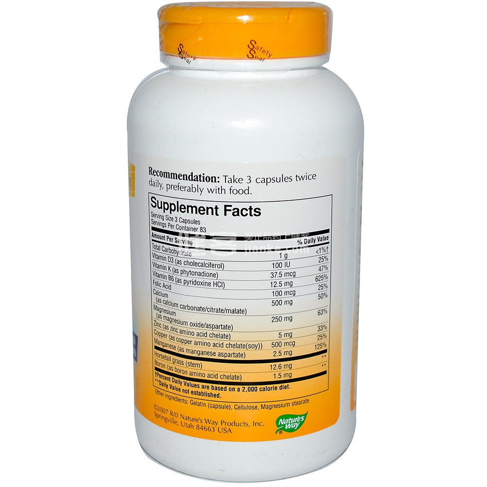 Natures Way Calcium Complex 210粒(Calcium Complex) _说明书_作用_效果_价格_方舟健客网上药店