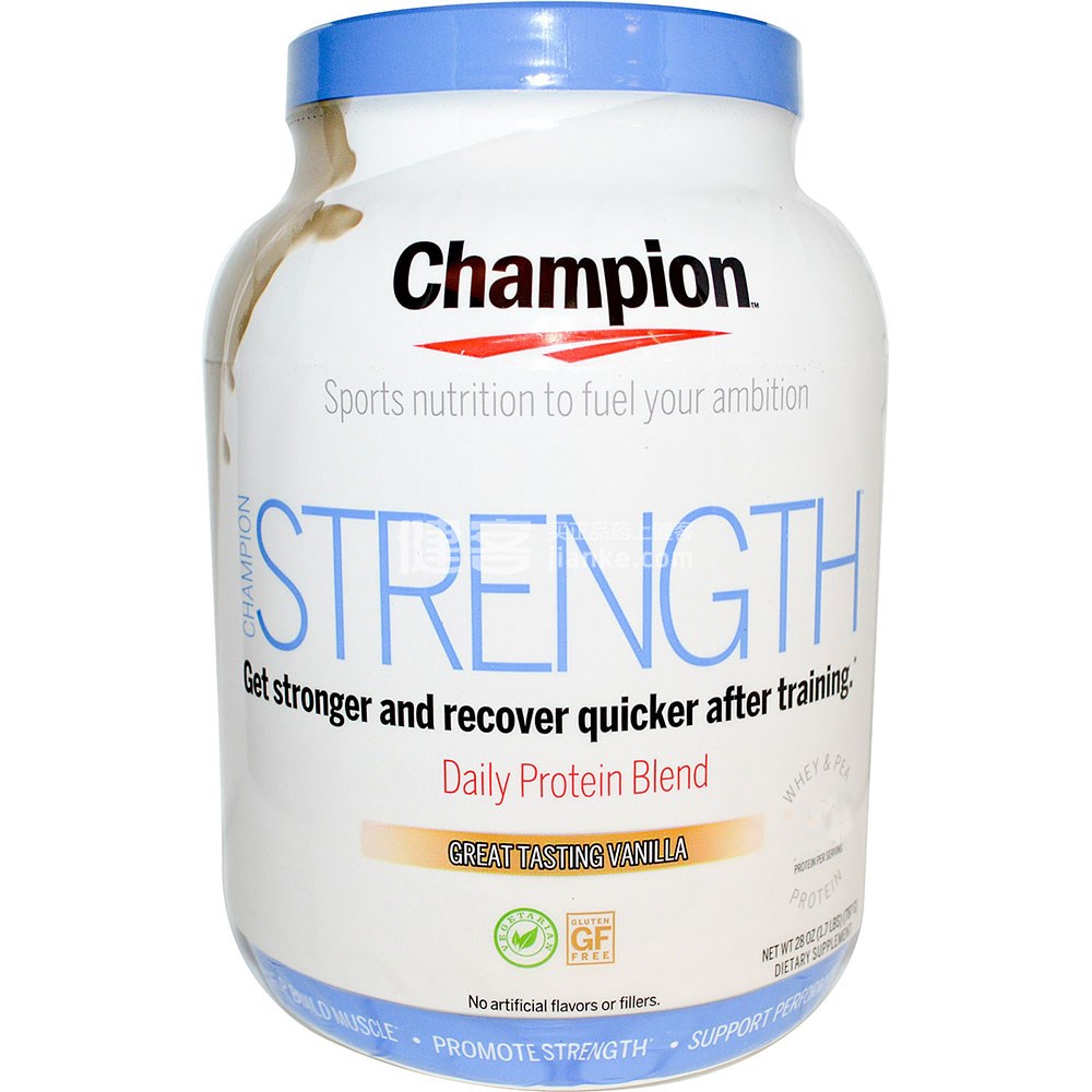 Champion Naturals STRENGTH VANILLA 1.31磅(597克)(STRENGTH VANILLA) _说明书 ...