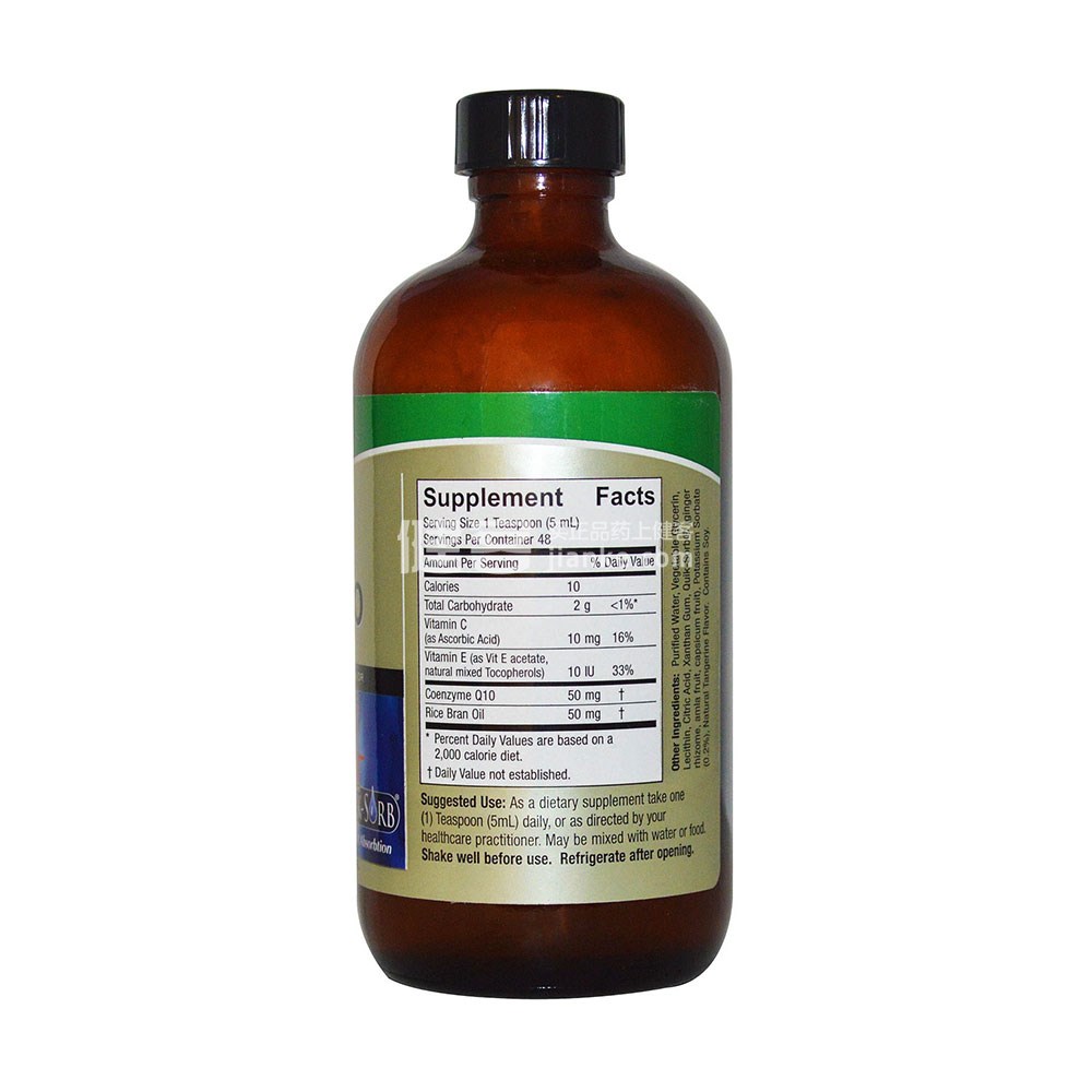 Nature's Answer Liquid Co-Q10(180毫升)(Liquid Co-Q10) _说明书_作用_效果_价格_方舟健客网上药店