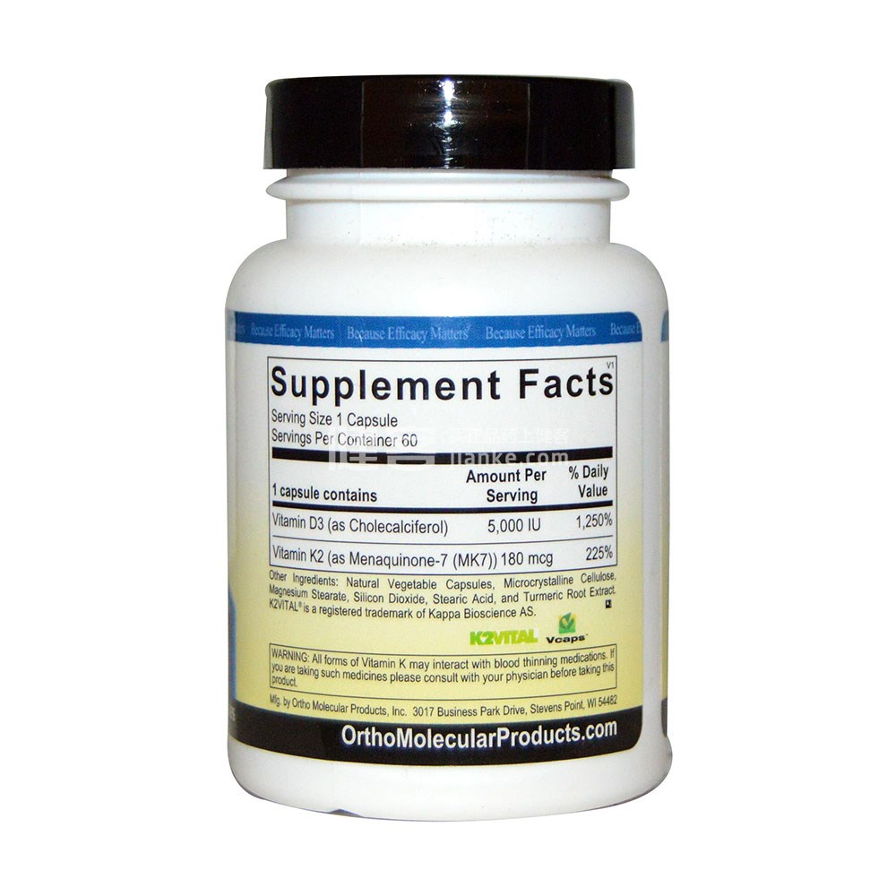 Ortho Molecular Products K-Force(150粒装)(K-Force) _说明书_作用_效果_价格_方舟健客网上药店