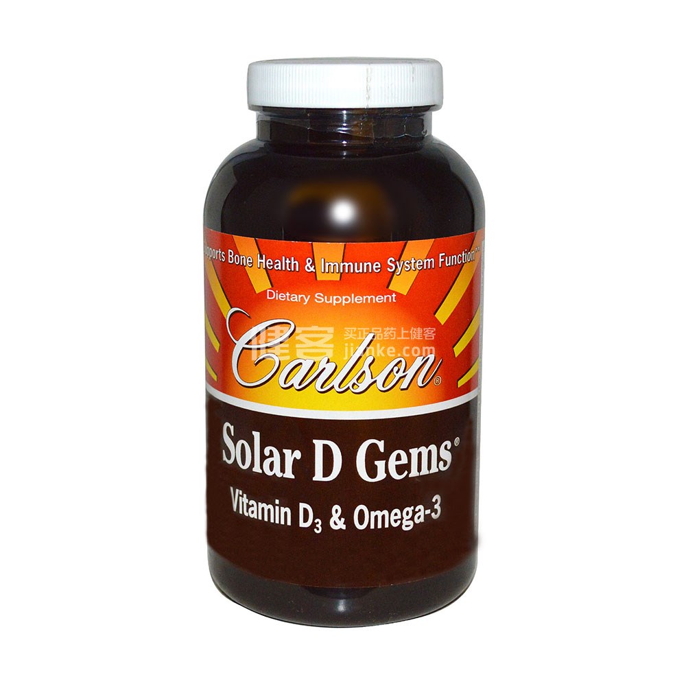 Carlson Labs Solar D Gems(480s)(Solar D Gems) _说明书_作用_效果_价格_方舟健客网上药店