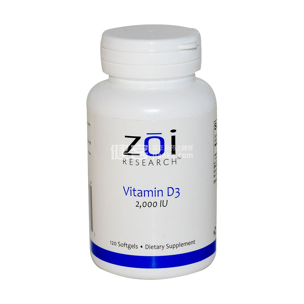 ZOI Research Vitamin D3(120粒)(Vitamin D3) _说明书_作用_效果_价格_方舟健客网上药店