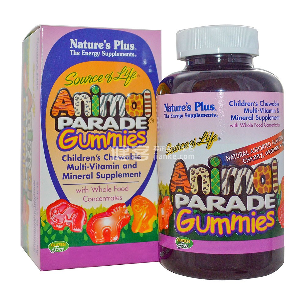 Nature's Plus Animal Parade Gummies(130粒)(Animal Parade Gummies) _说明书 ...